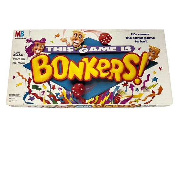 Milton Bradley Company | Games | Vintage This Game Is Bonkers Board ...